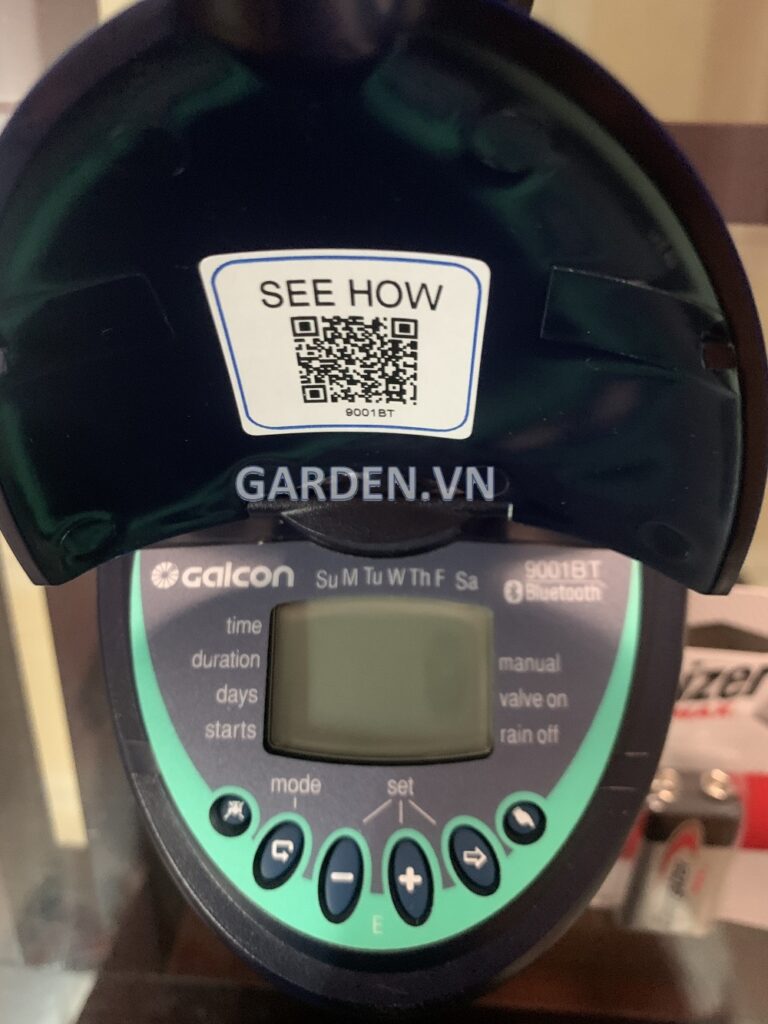 Bộ hẹn giờ tưới Galcon 9001BT | Garden.vn | Thiết bị hẹn giờ tưới tự động